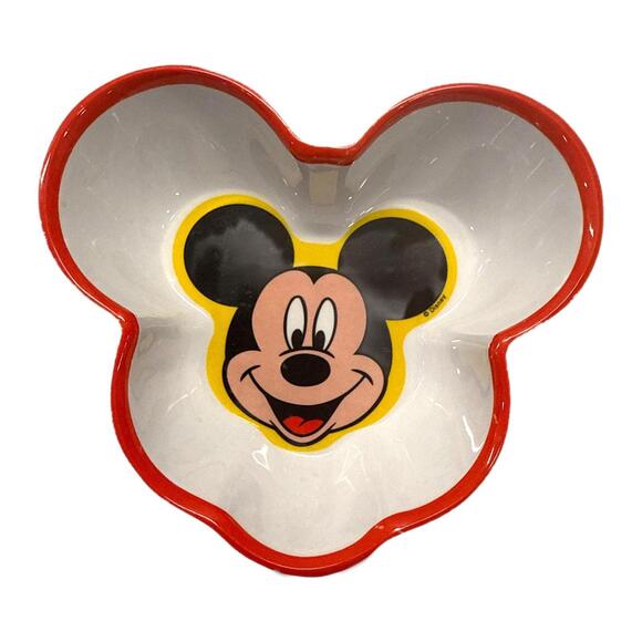 Disney | Dining | Vintage Disney Mickey Mouse Shaped Plastic Melamine ...